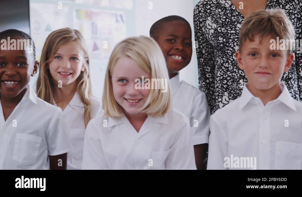 Elementary school classroom uniform Stock Videos & Footage - HD and 4K ...