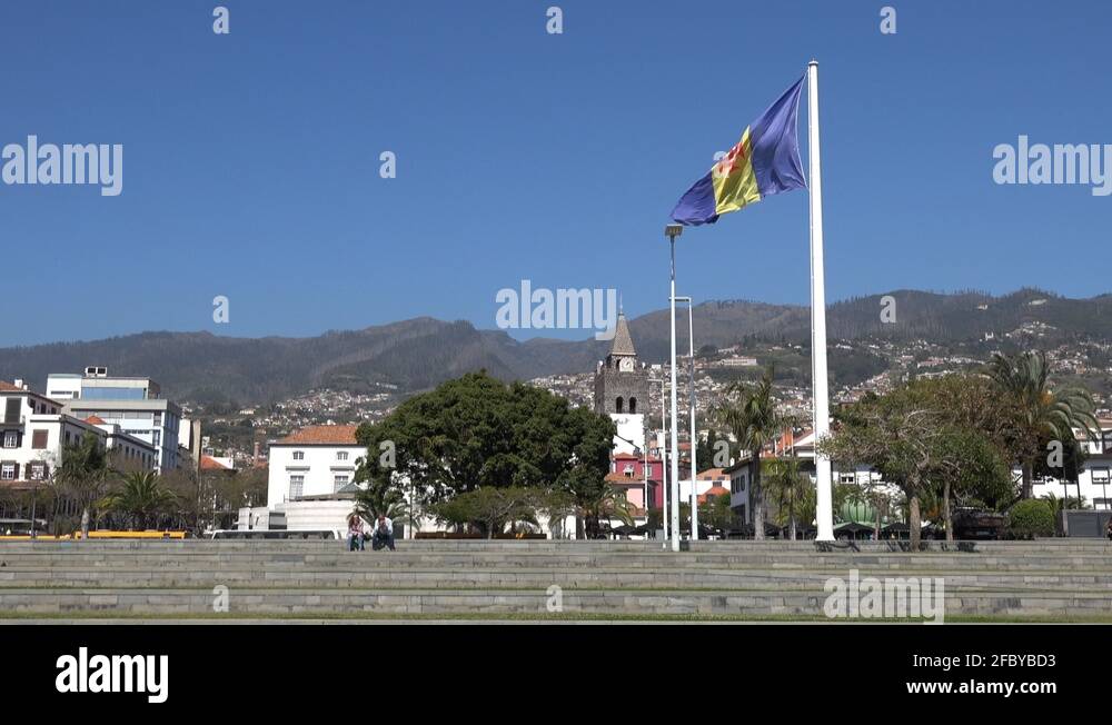 Funchal flag Stock Videos & Footage - HD and 4K Video Clips - Alamy