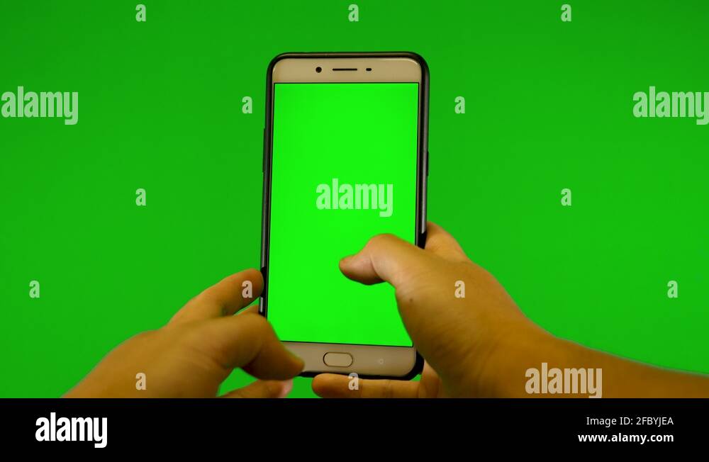 green screen tablet and green background chromakey commercial device ...