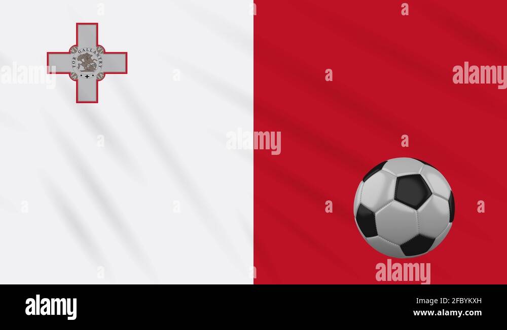 Malta flag soccer ball football Stock Videos & Footage - HD and 4K ...
