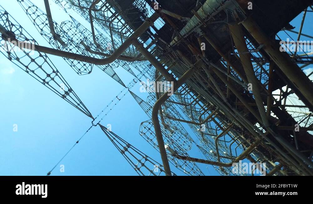 Soviet abandoned radar array installation abandoned due to proximity to ...