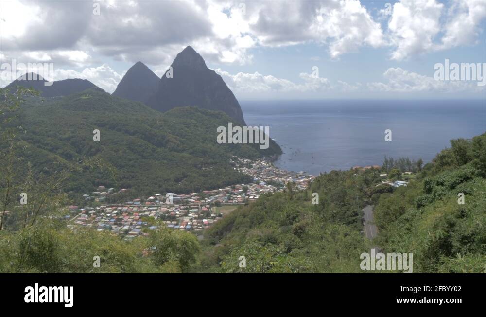 Pitons st lucia soufriere Stock Videos & Footage - HD and 4K Video ...