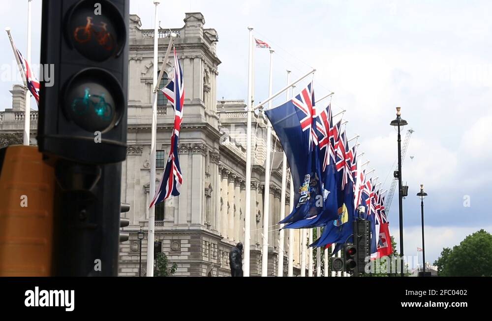 Flags of the crown Stock Videos & Footage - HD and 4K Video Clips - Alamy