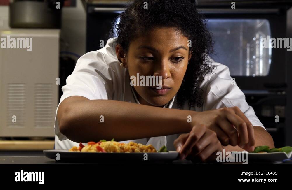 Female professional chef kitchen Stock Videos & Footage - HD and 4K ...