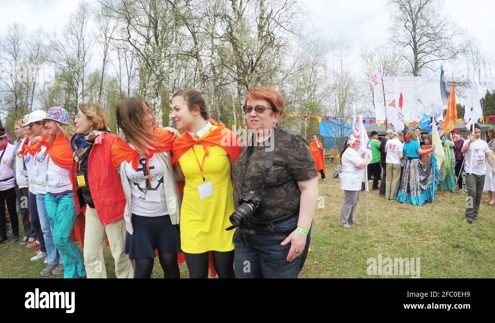 Speech teams participating rally Stock Video Footage - Alamy