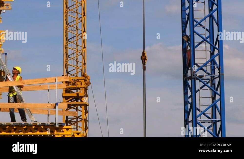 Worker set up a ladder Stock Videos & Footage - HD and 4K Video Clips ...