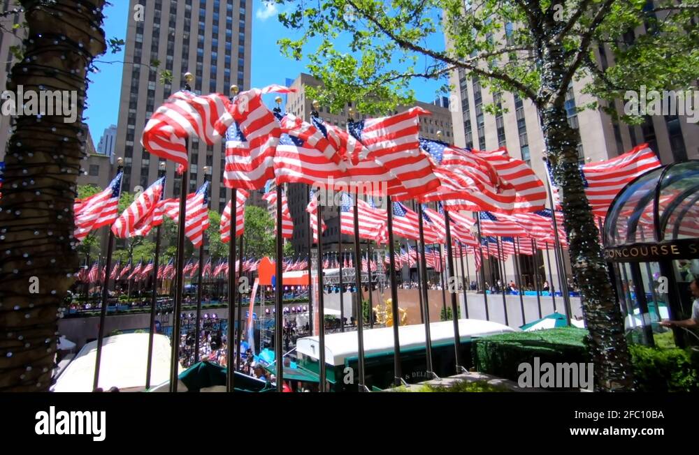 Flags In Rockefeller Center at Donald Frame blog