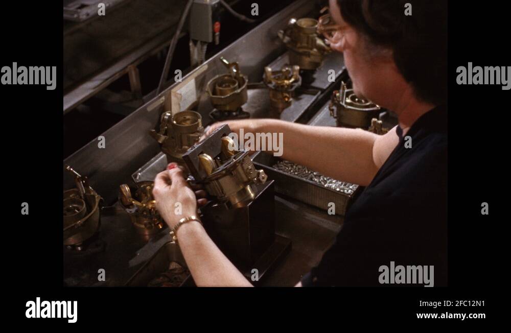 1950s automobile factory assembly line Stock Videos & Footage - HD and ...