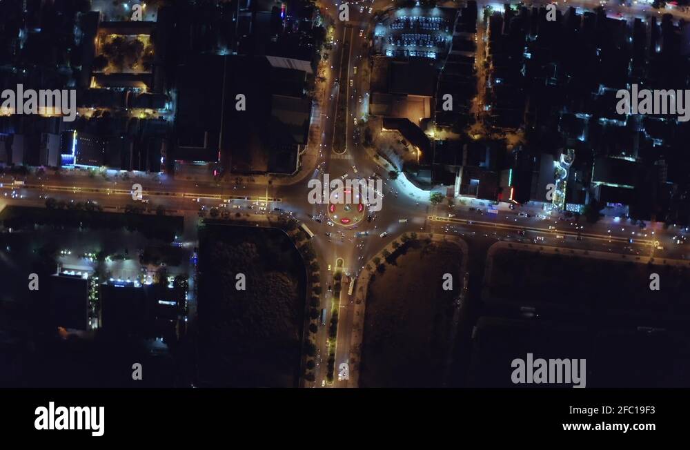 Vietnam night traffic evening roundabout Stock Videos & Footage - HD ...