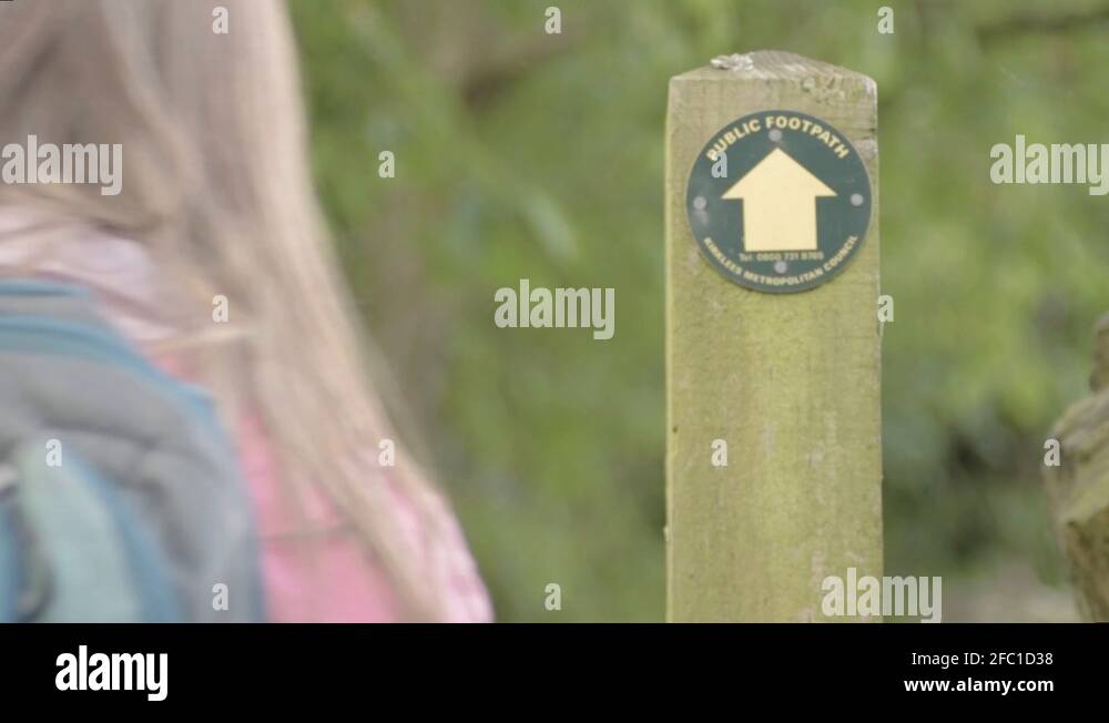 Public right of way footpath pathway Stock Videos & Footage - HD and 4K ...