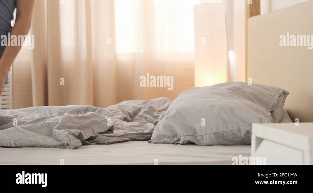 Exhausted woman bed Stock Videos & Footage - HD and 4K Video Clips - Alamy