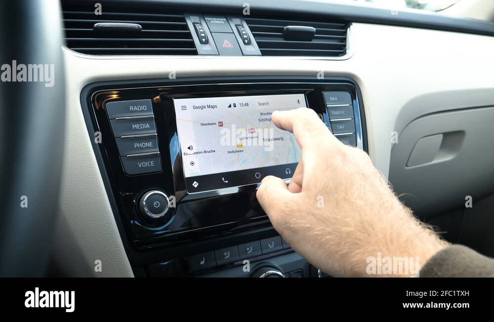 Android auto maps navigation Stock Videos & Footage - HD and 4K Video ...