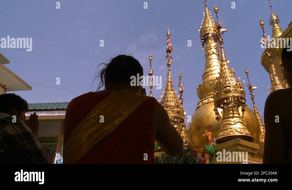 Back view of a man praying Stock Video Footage - Alamy
