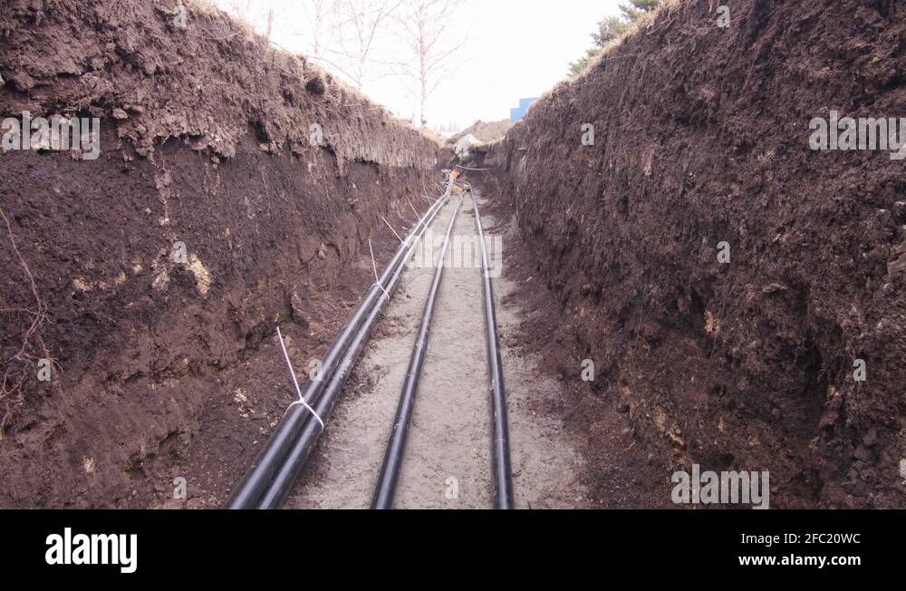 Cable trench Stock Videos & Footage - HD and 4K Video Clips - Alamy
