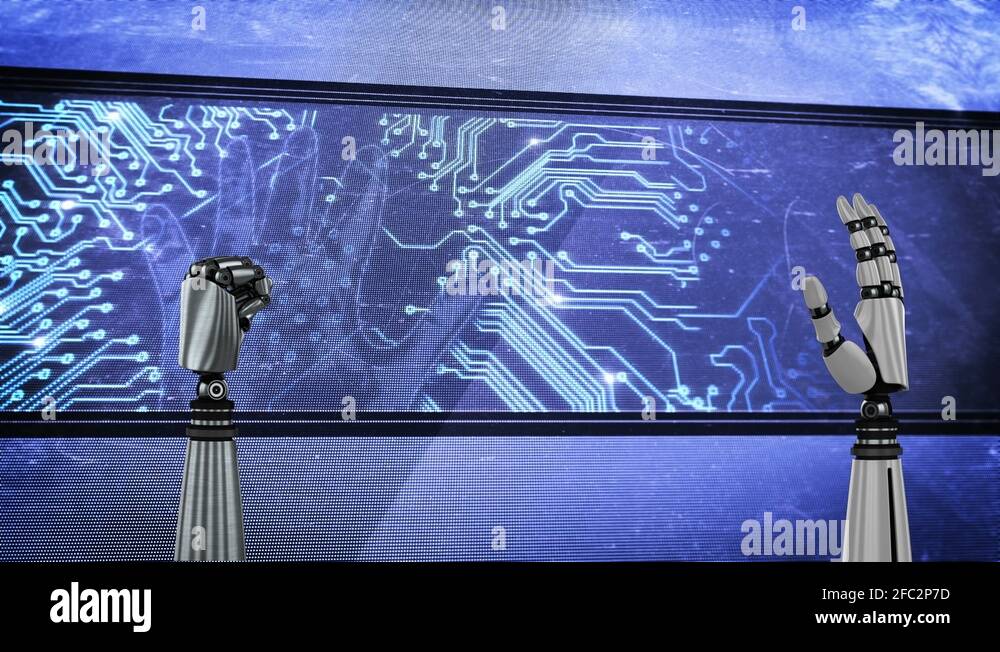 Two robot hand Stock Videos & Footage - HD and 4K Video Clips - Alamy