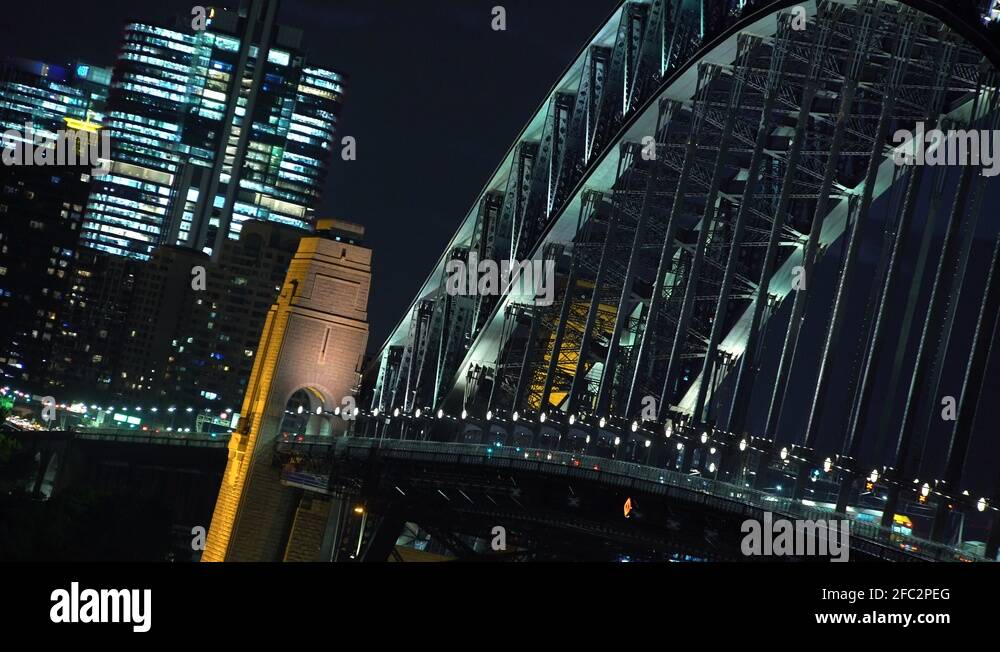 Night view of harbour bridge Stock Videos & Footage - HD and 4K Video ...