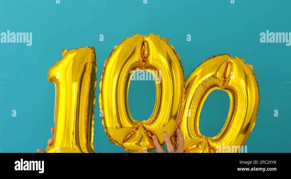Balloon number 100 Stock Videos & Footage - HD and 4K Video Clips - Alamy