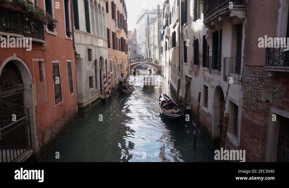 Bridge over canal between buildings Stock Videos & Footage - HD and 4K ...