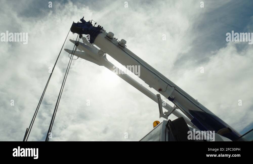 Modern Heavy Construction Machine. Lifter Loader Truck on Work, Mobile ...
