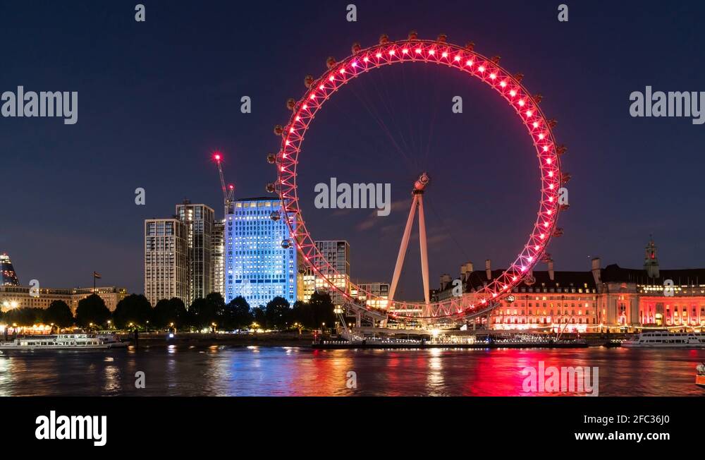 London eye night view Stock Videos & Footage - HD and 4K Video Clips ...