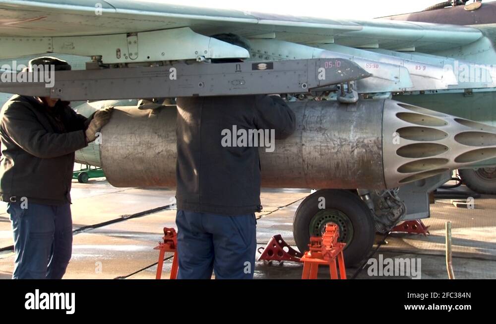 Sukhoi Su-25 Nato Name: Frogfoot. Specialists are testing launcher for ...