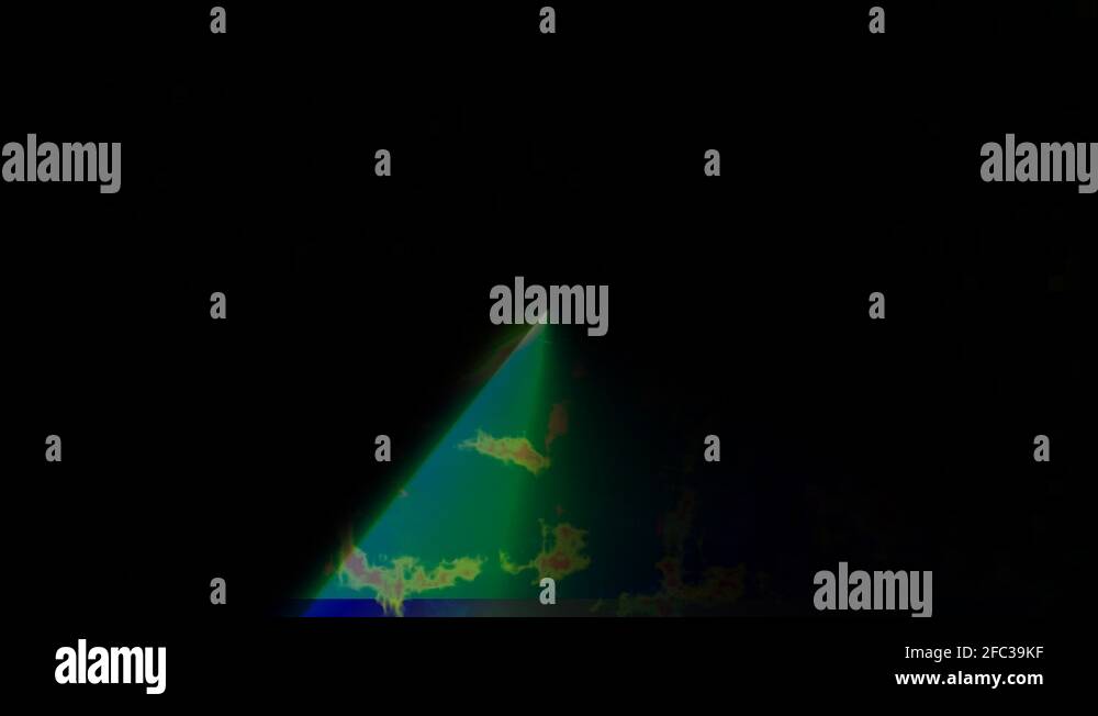 Digital Deflection of Deep Space Flying Big Burning Plasma UFO Front ...