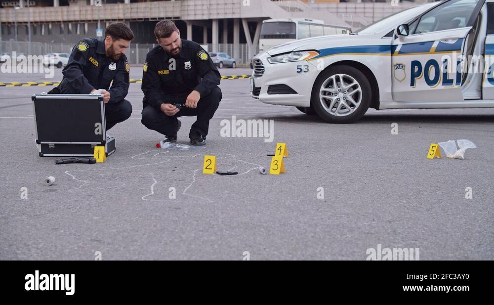 Traffic accident investigation Stock Videos & Footage - HD and 4K Video ...