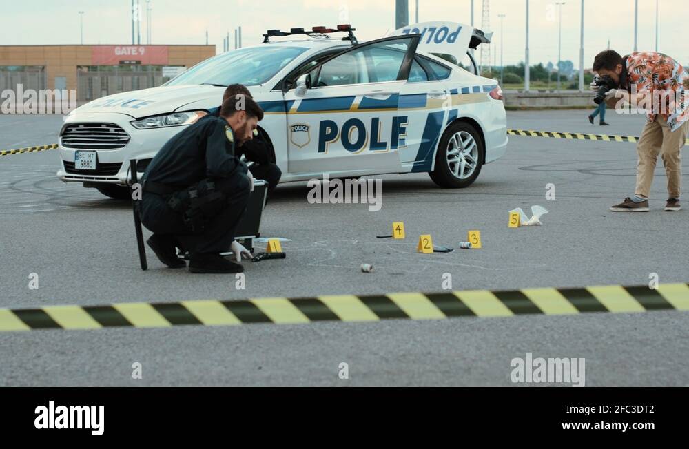 A police photograph of a crime scene Stock Videos & Footage - HD and 4K ...