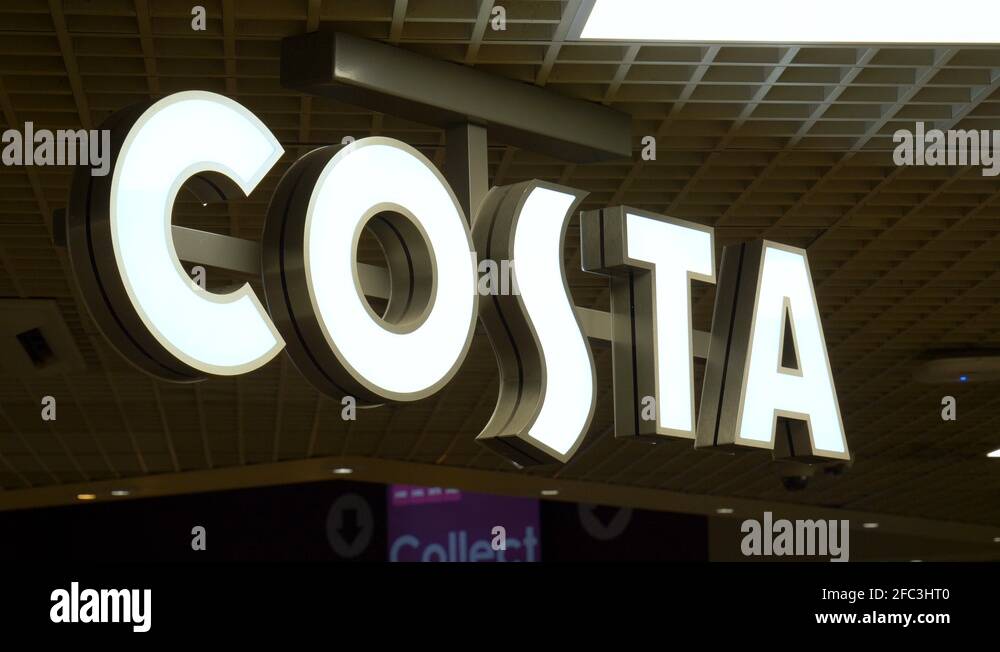 Coffee shop interior costa Stock Videos & Footage - HD and 4K Video ...