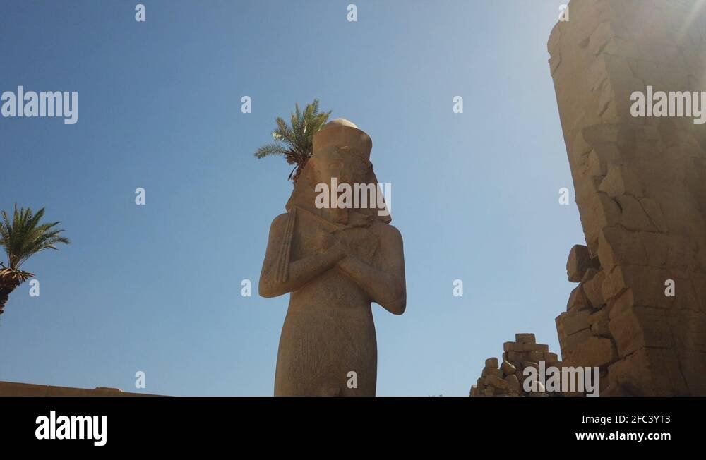 Karnak temple ancient statue Stock Videos & Footage - HD and 4K Video ...
