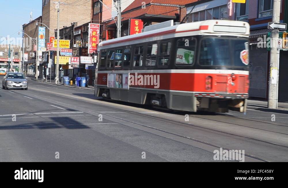 Toronto tram red rocket Stock Videos & Footage - HD and 4K Video Clips ...