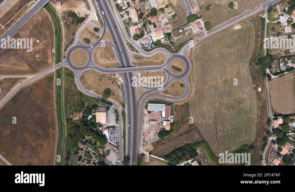 France highway roundabout aerial Stock Videos & Footage - HD and 4K ...