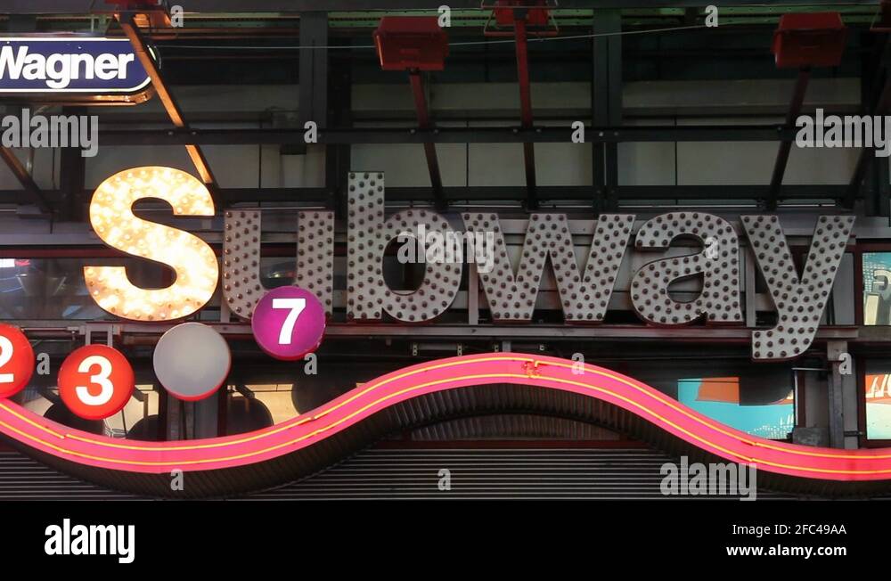 Subway neon sign Stock Videos & Footage - HD and 4K Video Clips - Alamy