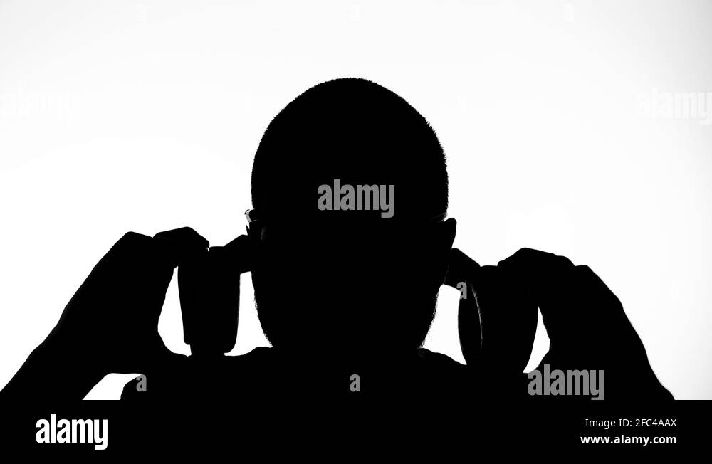 Headphone silhouette Stock Videos & Footage - HD and 4K Video Clips - Alamy