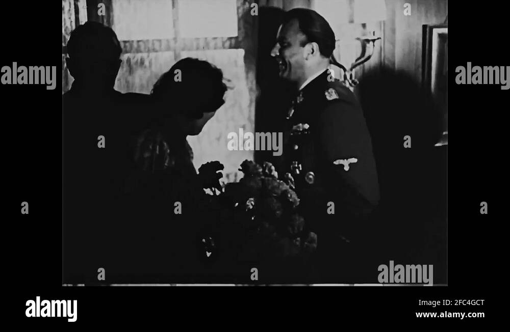 WW2 - Gretl Braun and Hermann Fegelein together at their wedding - 1944 ...