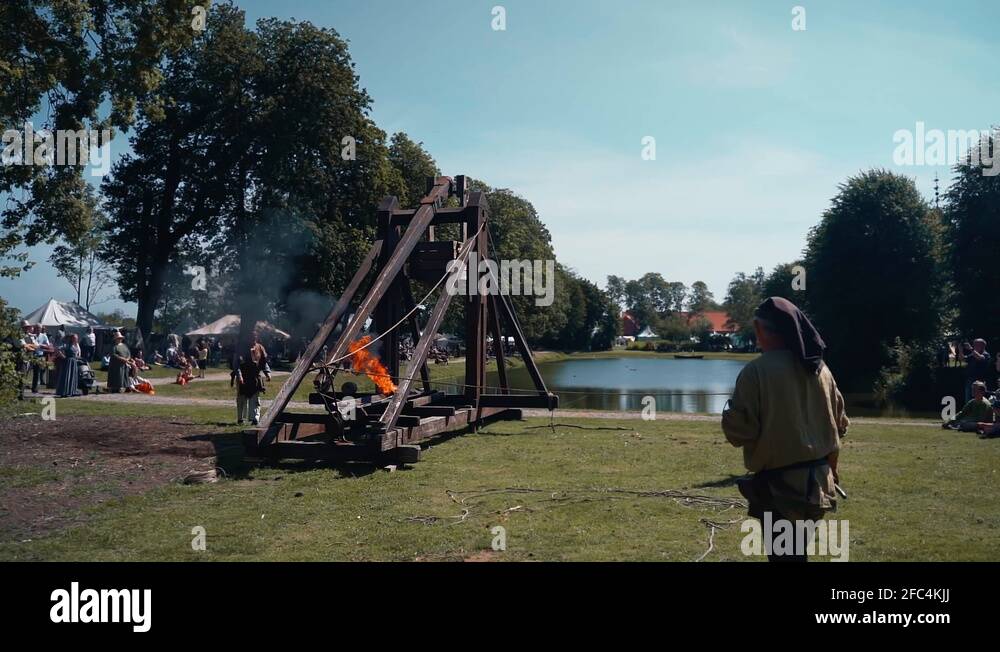 Medieval wooden trebuchet Stock Videos & Footage - HD and 4K Video ...