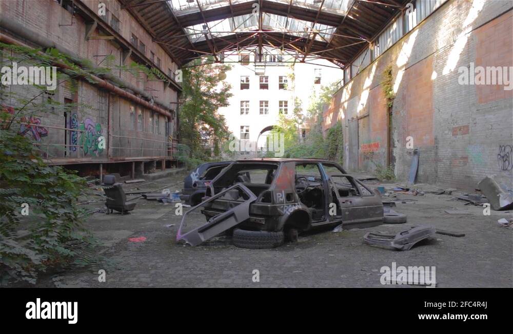 Courtyard old factory building Stock Videos & Footage - HD and 4K Video ...