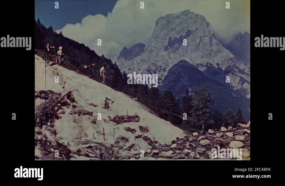 WW2 - External shots to the German movie - Der Laufende Berg - 1941 ...