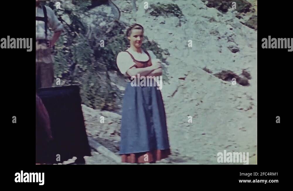 WW2 - German actor Paul Richter film scene in 1941 Stock Video Footage ...