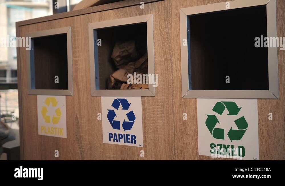 Garbage sorting container Stock Videos & Footage - HD and 4K Video ...