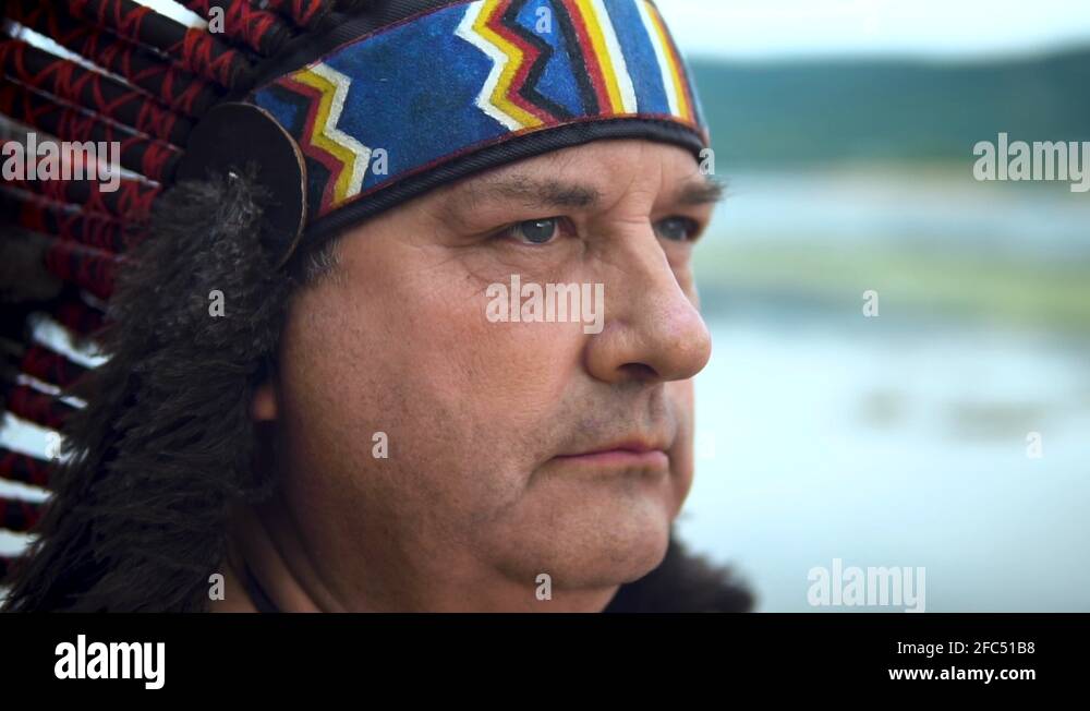 Chief of the mohawk indians Stock Videos & Footage - HD and 4K Video ...