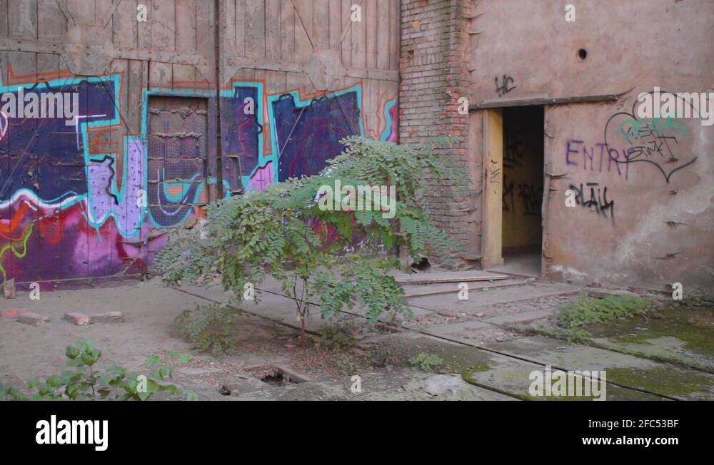 Graffiti on old factory building Stock Videos & Footage - HD and 4K ...