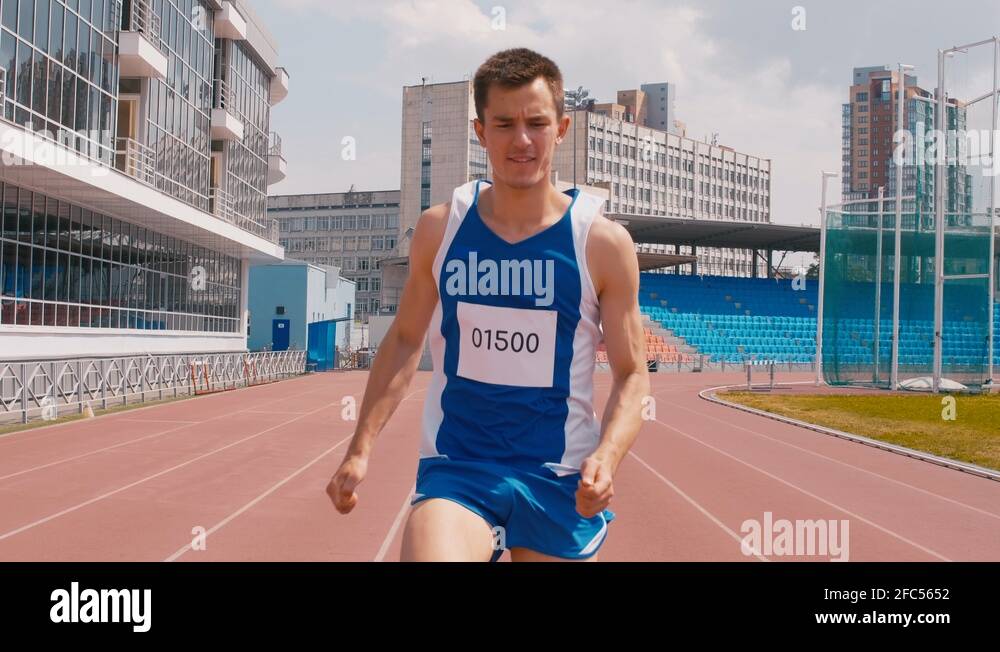 Athlete high jumping in arena Stock Videos & Footage - HD and 4K Video ...