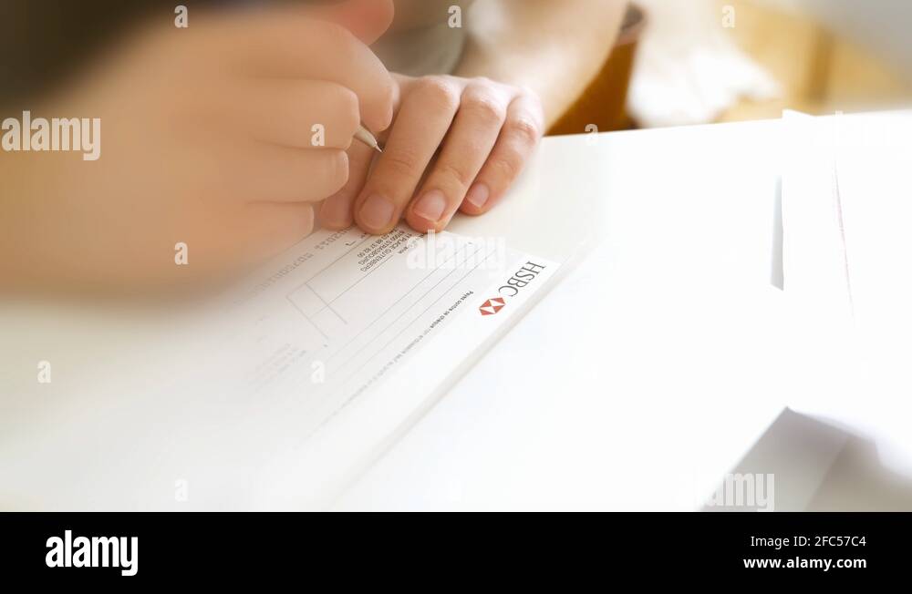 Write cheque Stock Videos & Footage - HD and 4K Video Clips - Alamy