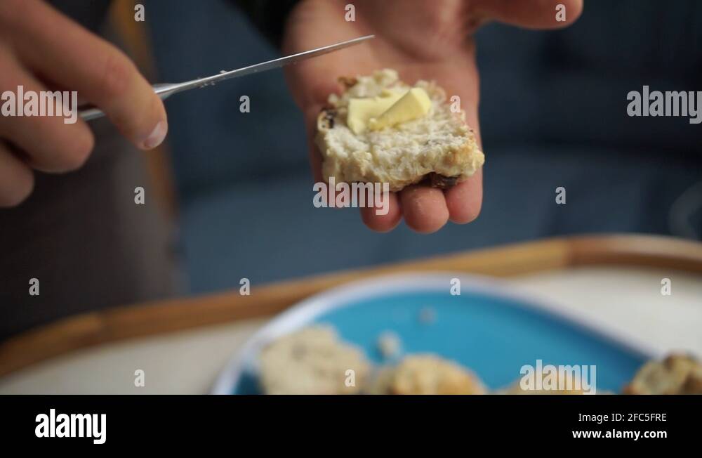 Butter hand scone Stock Videos & Footage - HD and 4K Video Clips - Alamy