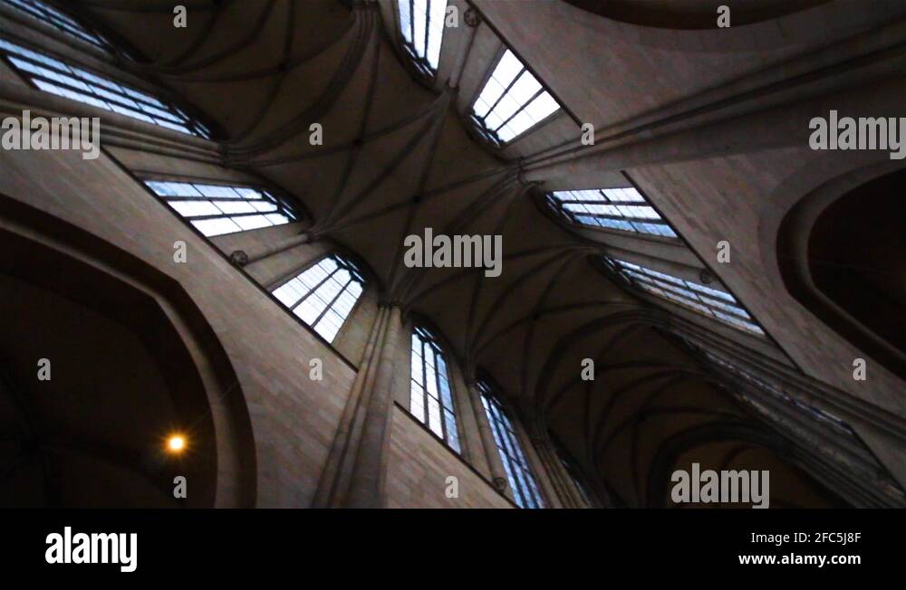 Inside view ceiling cathedral Stock Videos & Footage - HD and 4K Video ...