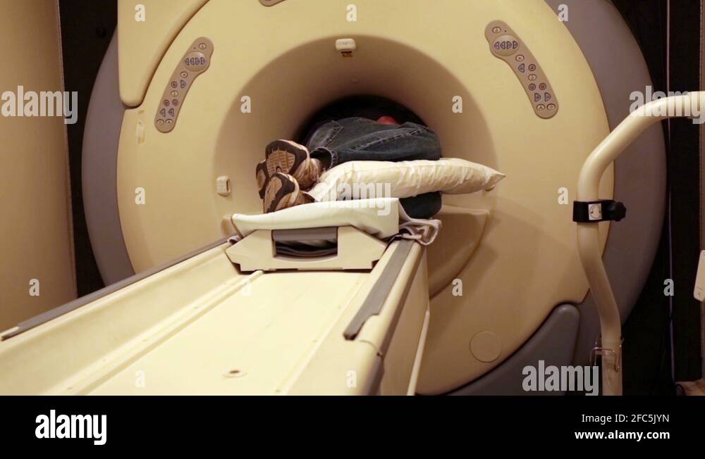 Hospital emergency room MRI man being scanned P HD 1477 Stock Video ...