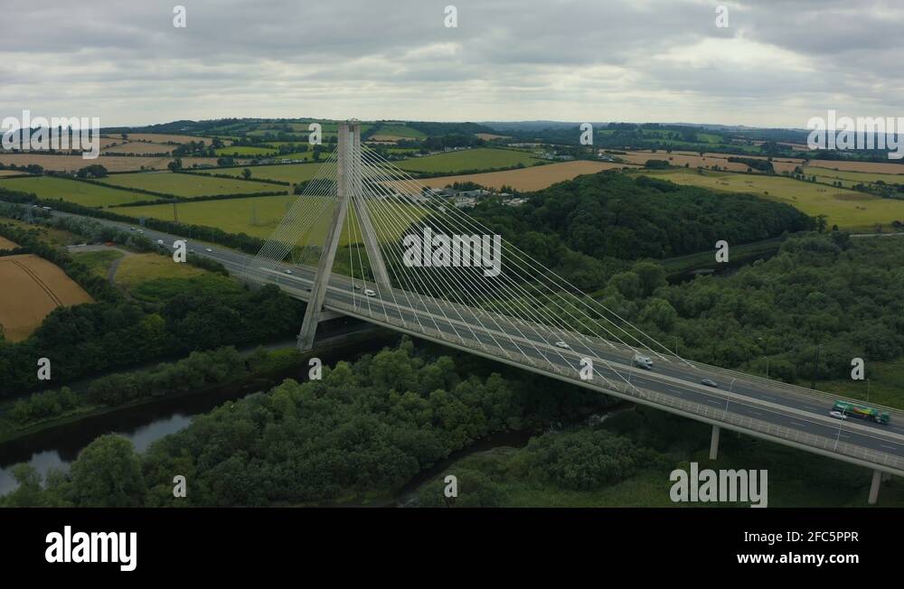 The Mary McAleese Boyne Valley Bridge is a cable-stayed bridge in ...