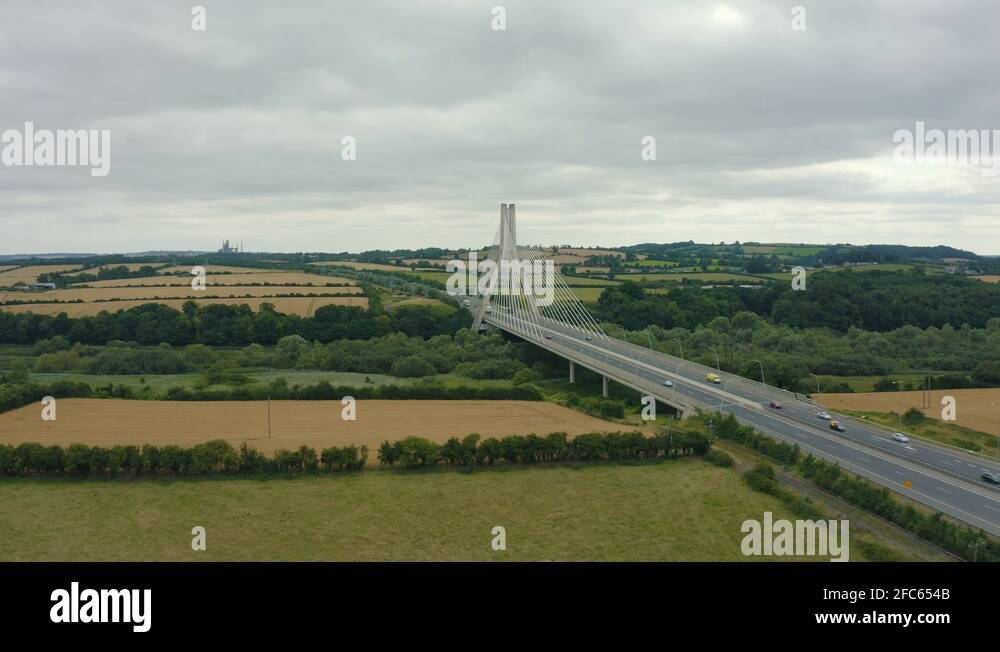 The Mary McAleese Boyne Valley Bridge is a cable-stayed bridge in ...