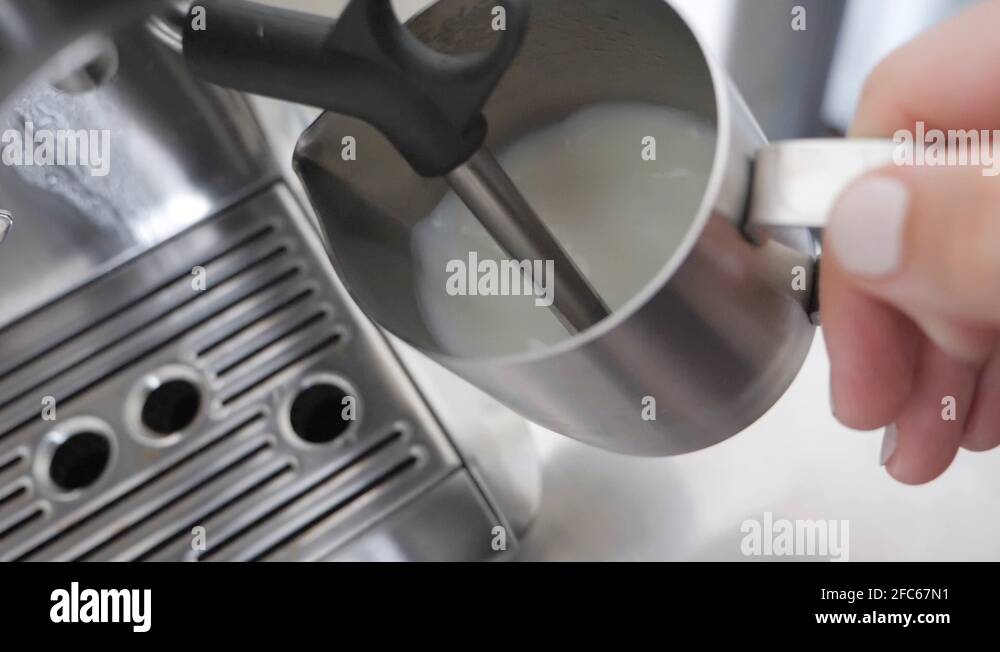 Steamed milk and microfoam Stock Videos & Footage - HD and 4K Video ...